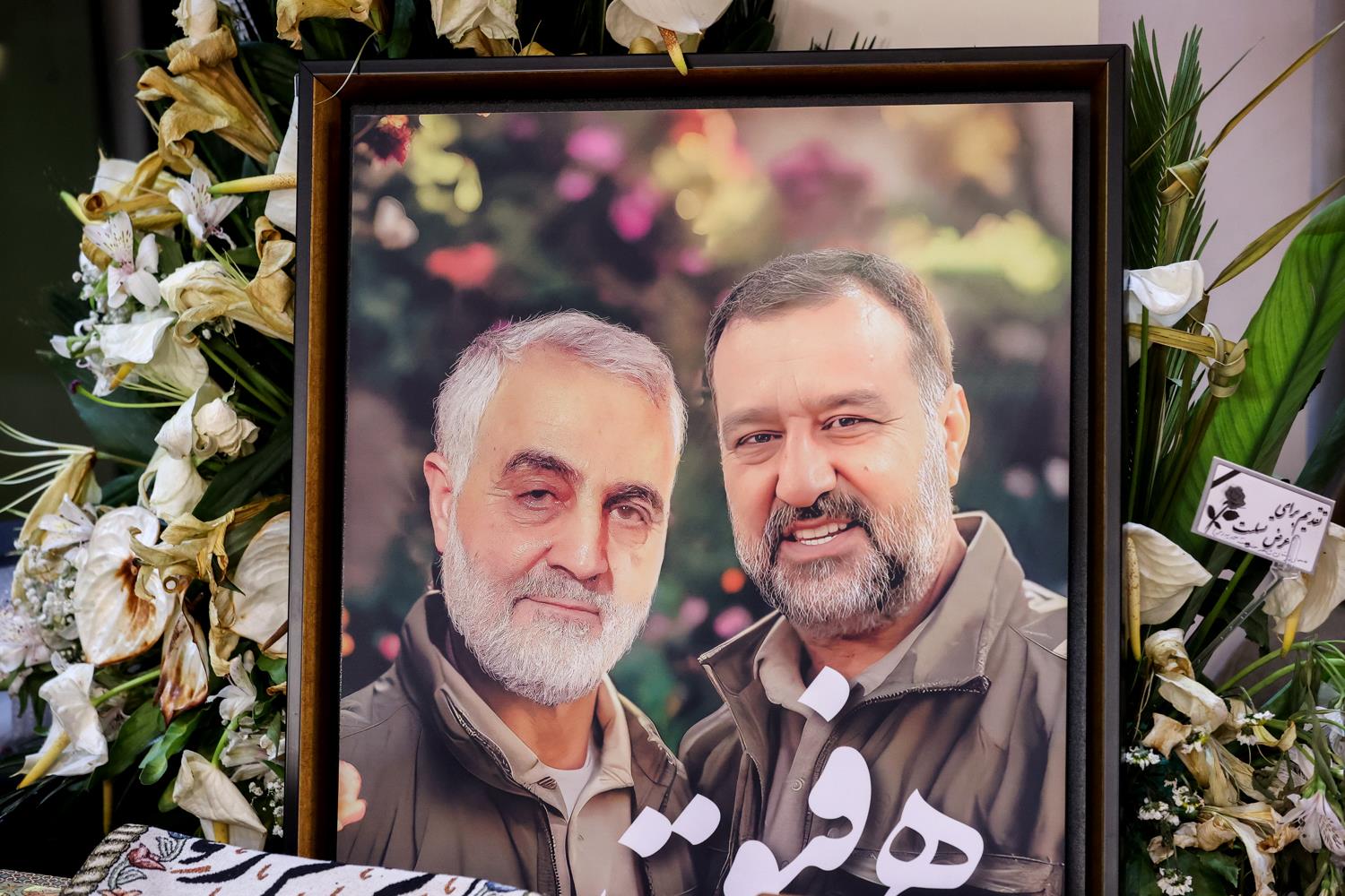 تصاویر حضور رئیس مجلس در منزل سردار شهید سید رضی موسوی